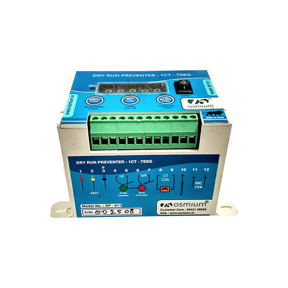 DP011 – 3PHASE DRY RUN PREVENTER – 1CT-7SEGMENT – Osmium